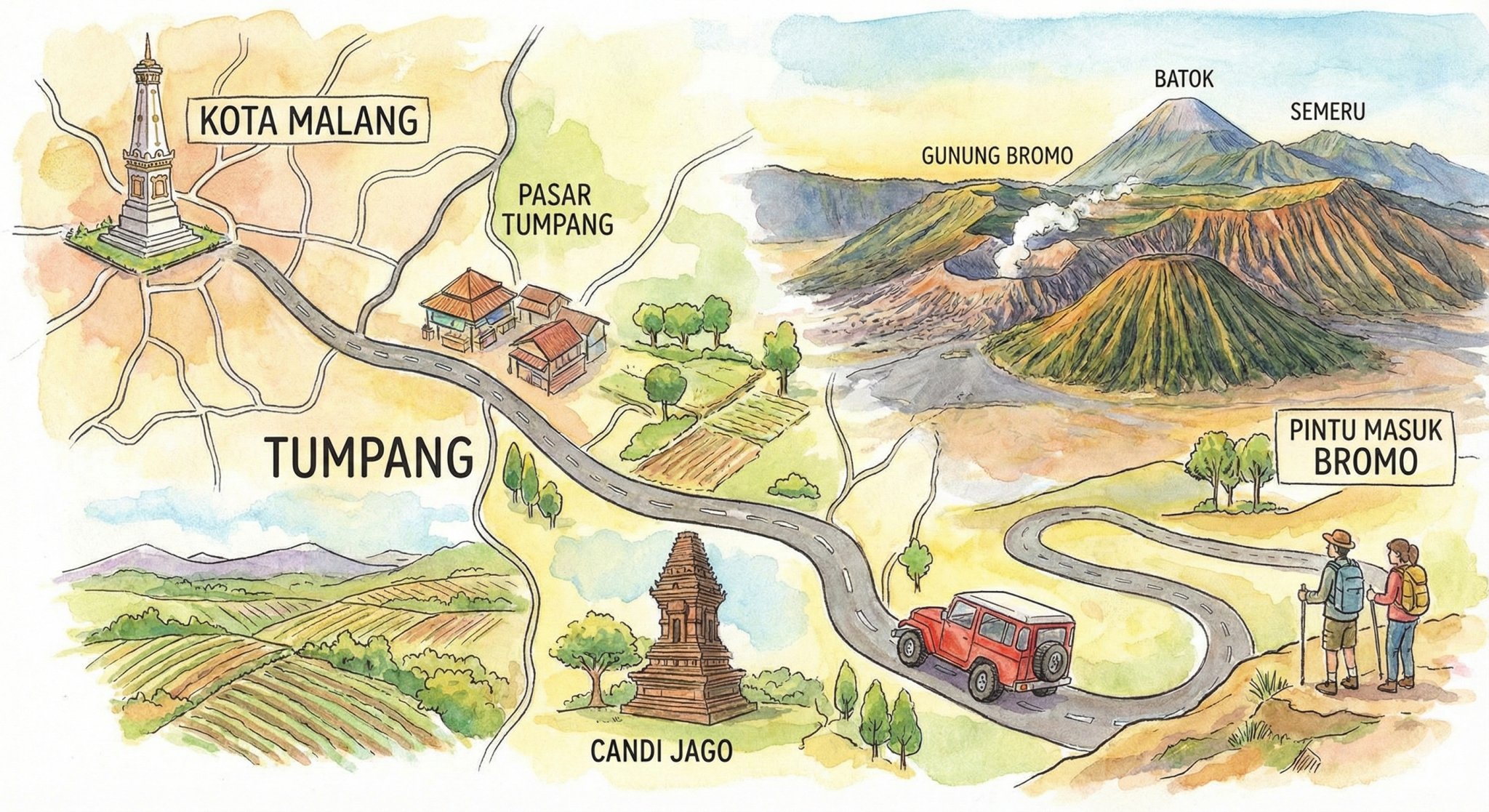 Cara Menuju Bromo dari Malang: Panduan Rute Tercepat & Info Wisata ...